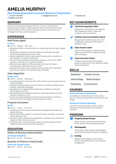 Estate Agent CV Examples & Guide for 2026