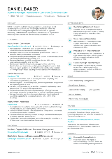 Construction Manager CV Examples & Guide for 2026
