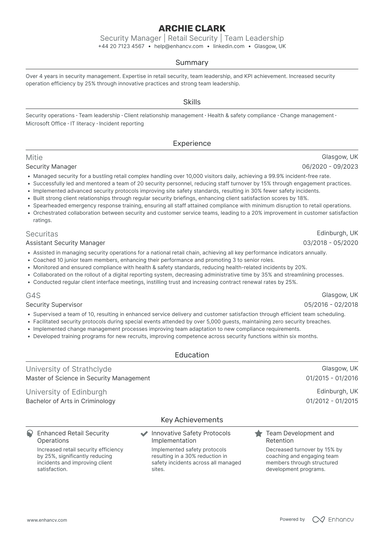 Store Manager CV Examples & Guide for 2026