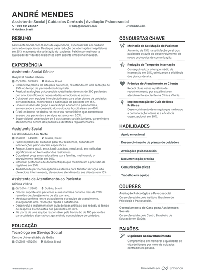 15 Exemplos de Currículo para Assistente Social que Conseguiram Emprego ...