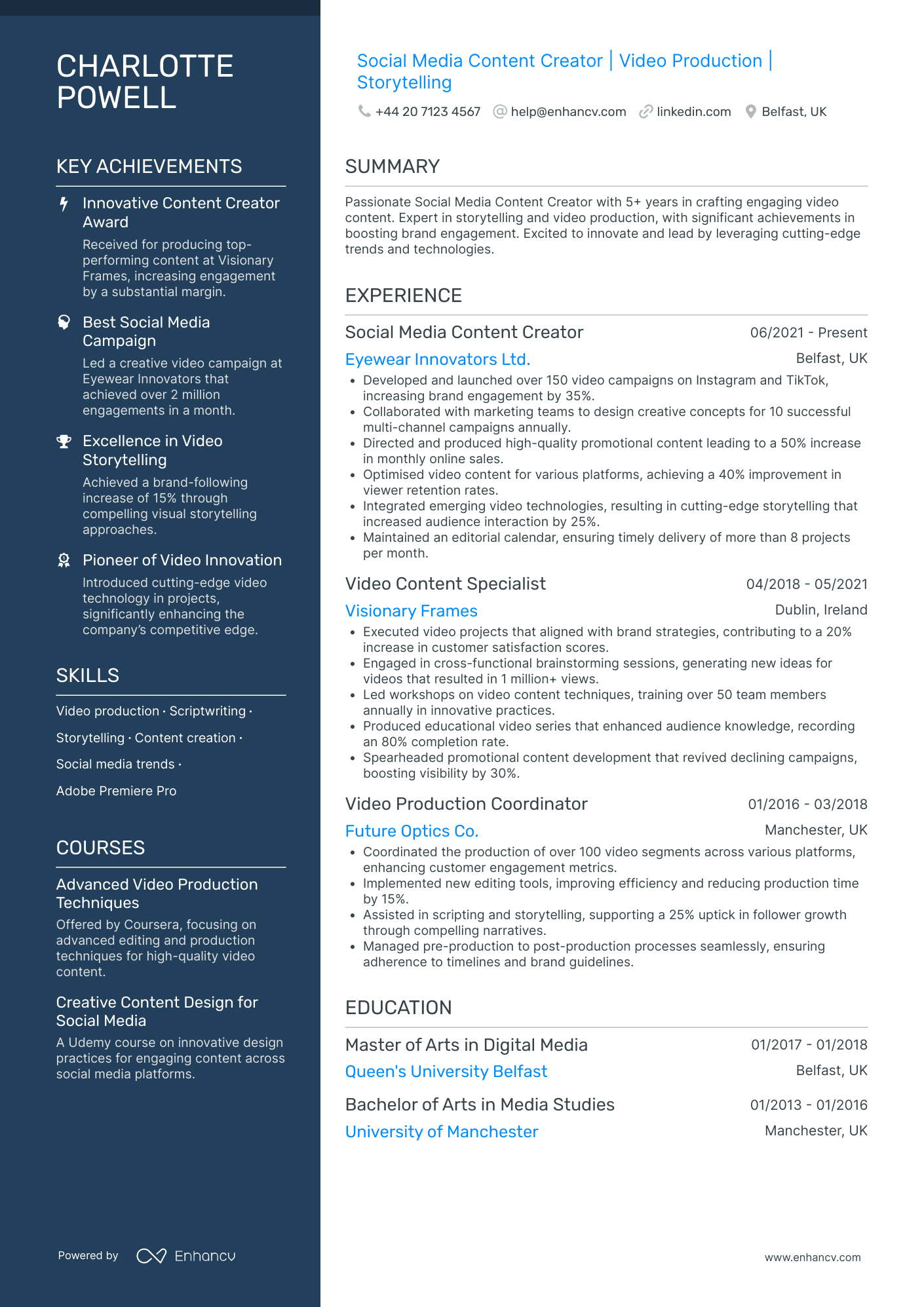 Content Designer CV Examples & Guide for 2026