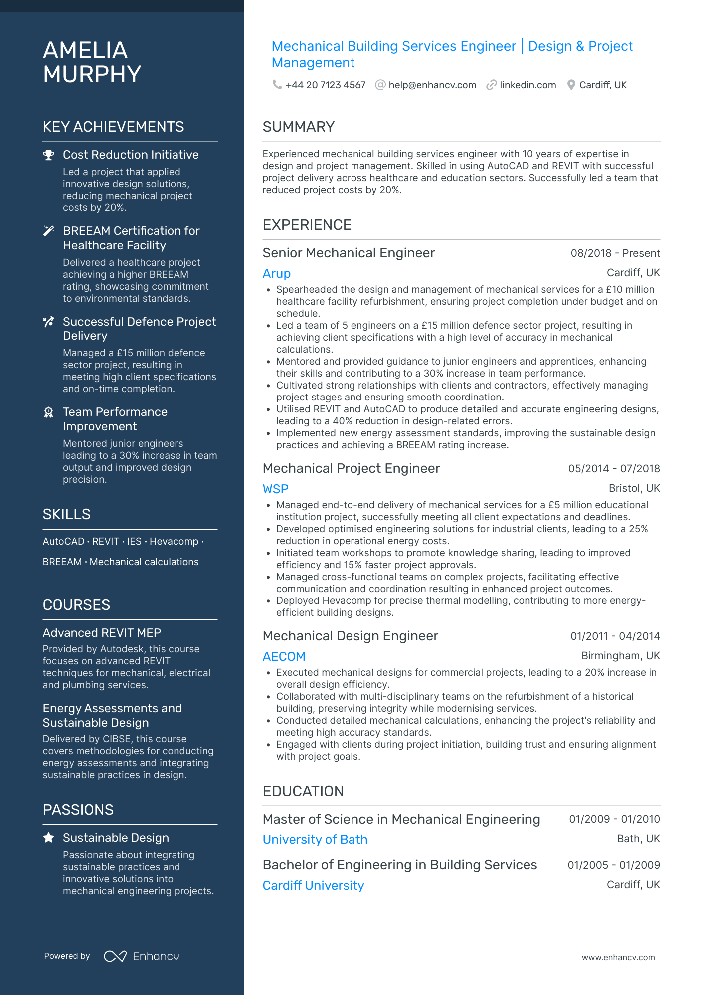 Mechanical Engineer CV Examples & Guide for 2026