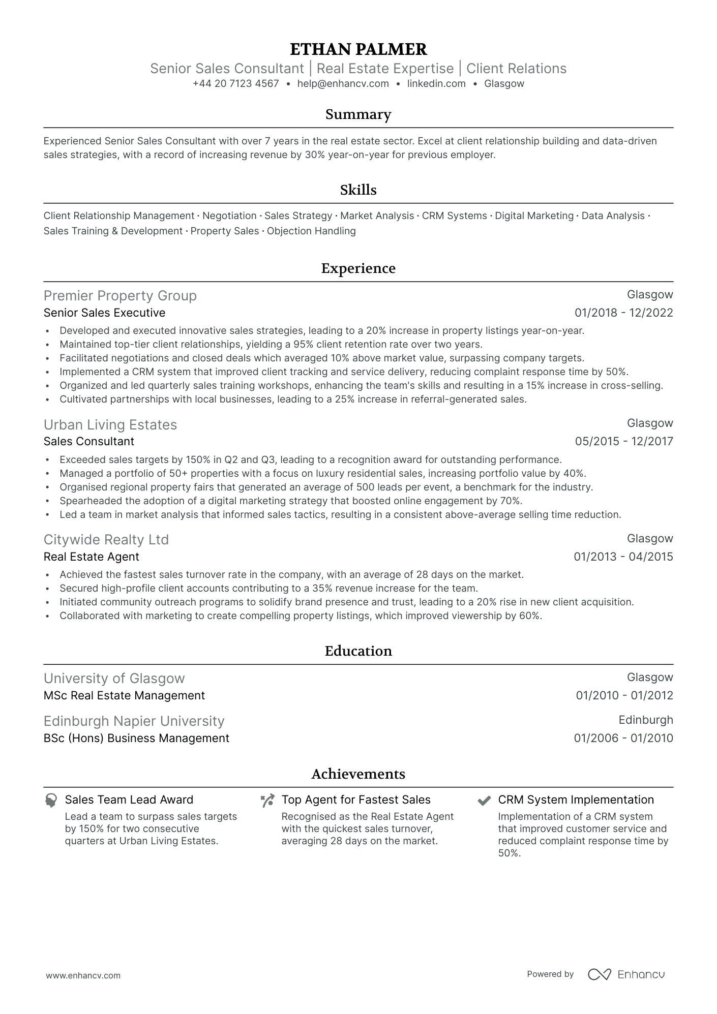 Business Development CV Examples & Guide for 2025