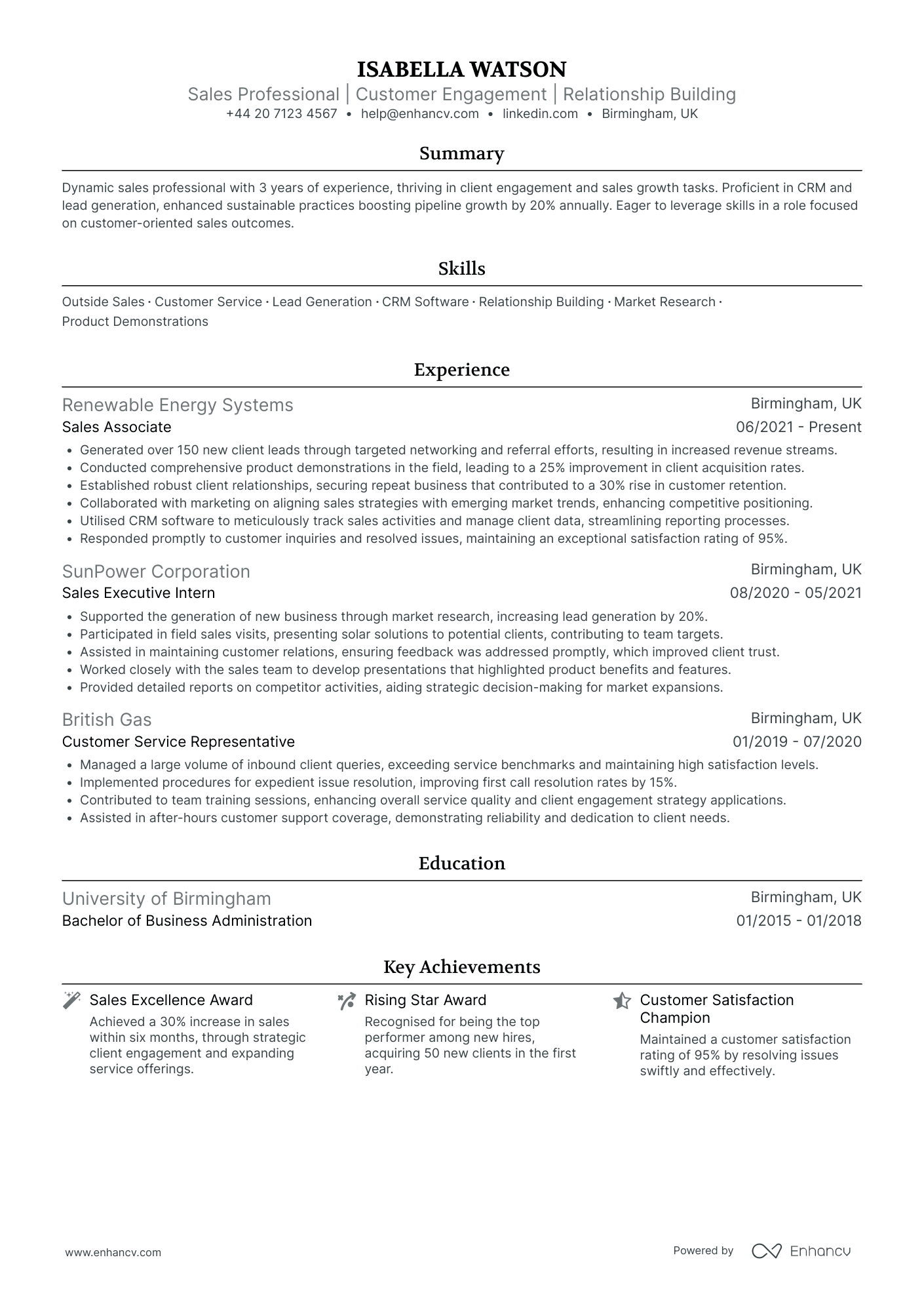 Salesman CV Examples & Guide for 2026
