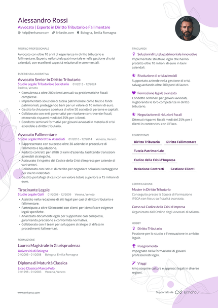 Crea un CV con IA professionale e veloce