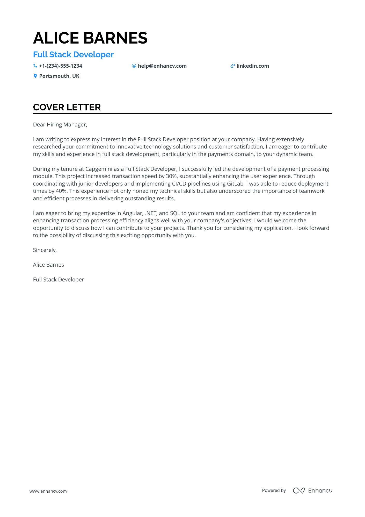 Junior Software Developer Cover Letter Examples & Guide for 2025