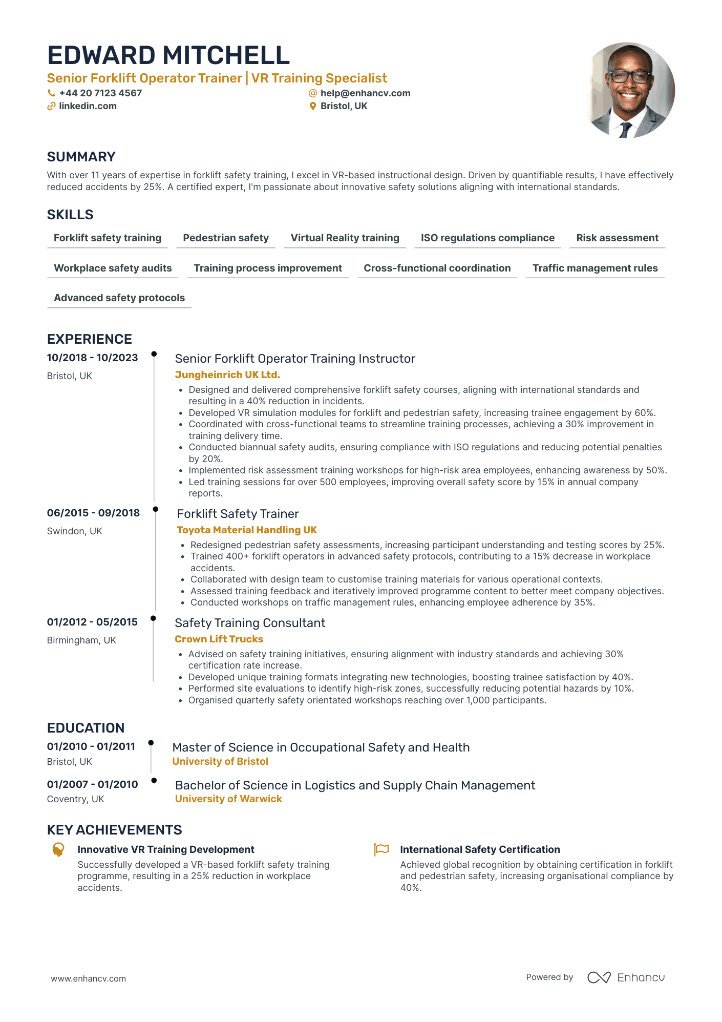 Forklift Operator CV Examples & Guide for 2026