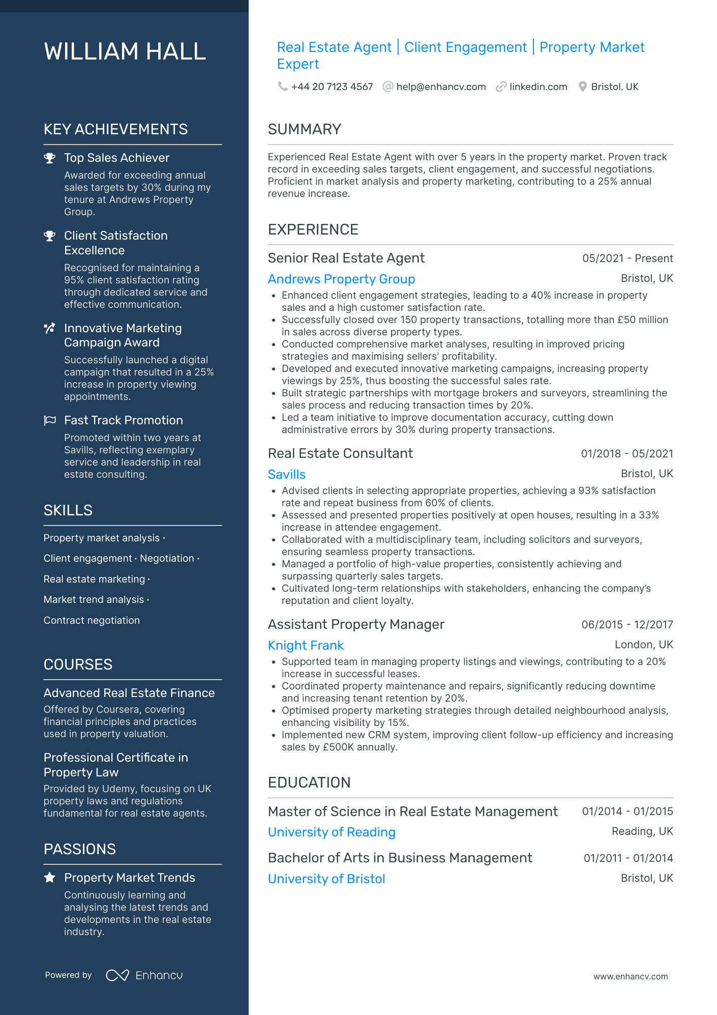 Real Estate Agent CV Examples & Guide for 2026