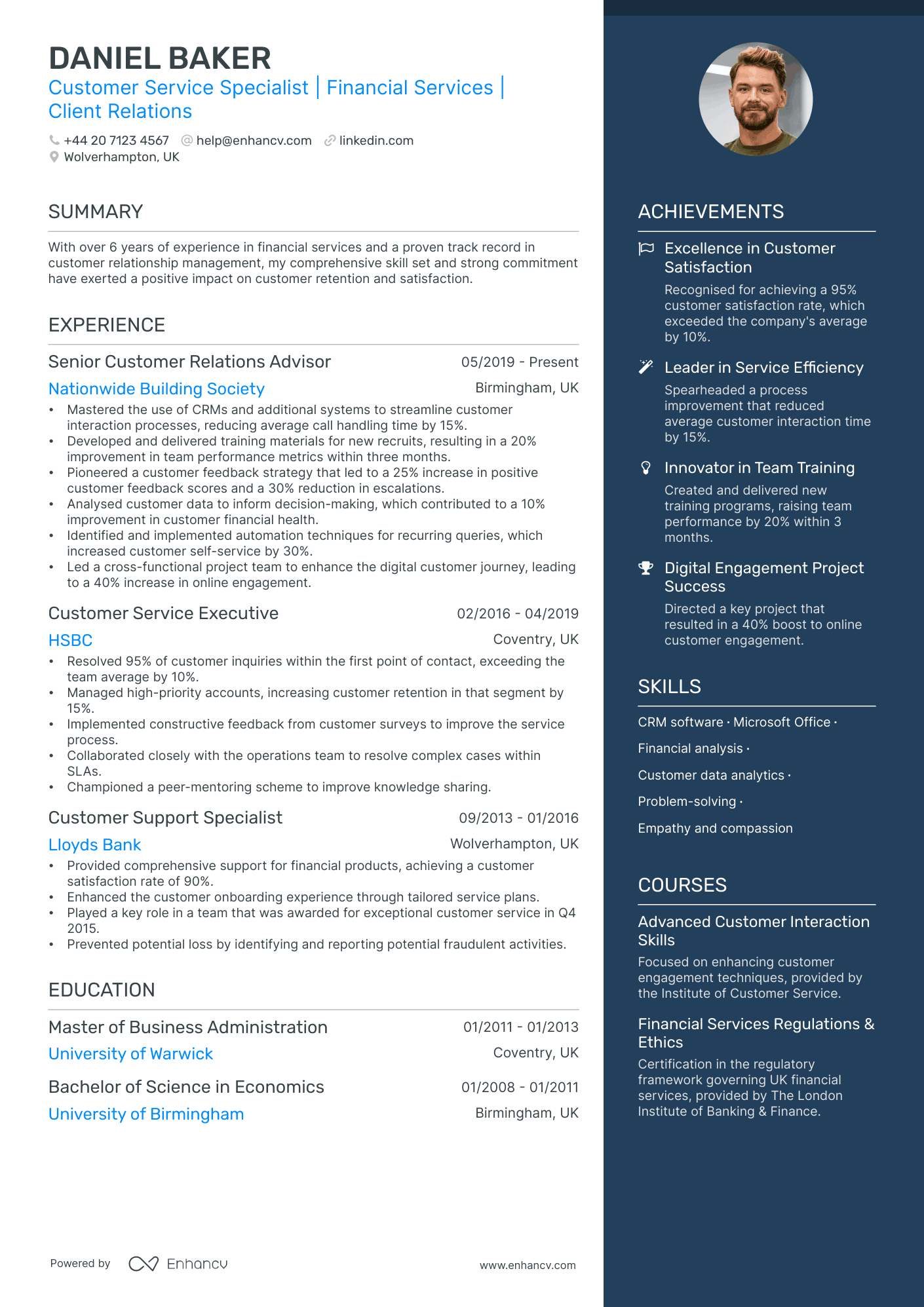 Financial Advisor CV Examples & Guide for 2025