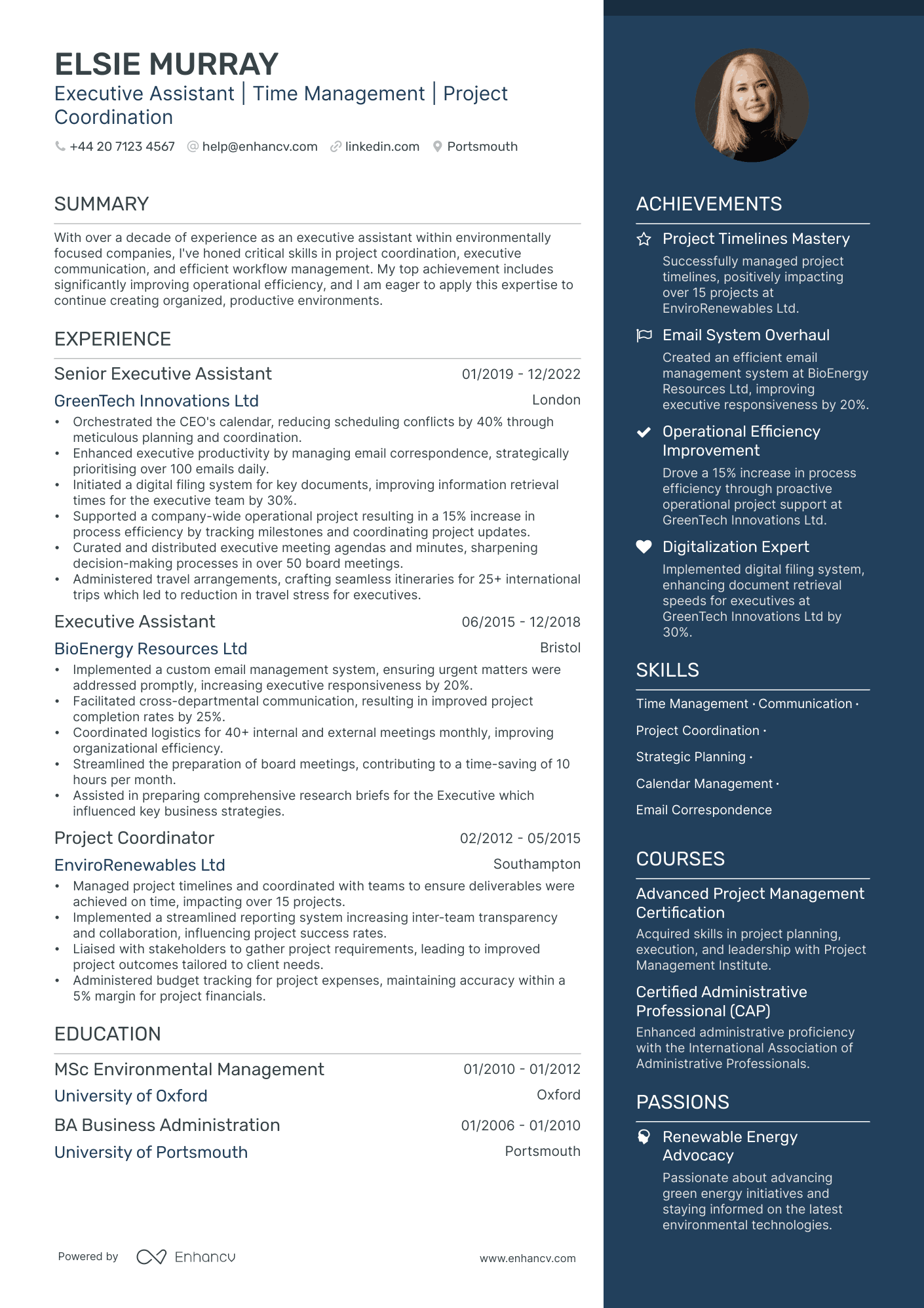 Executive Assistant CV Examples & Guide for 2025