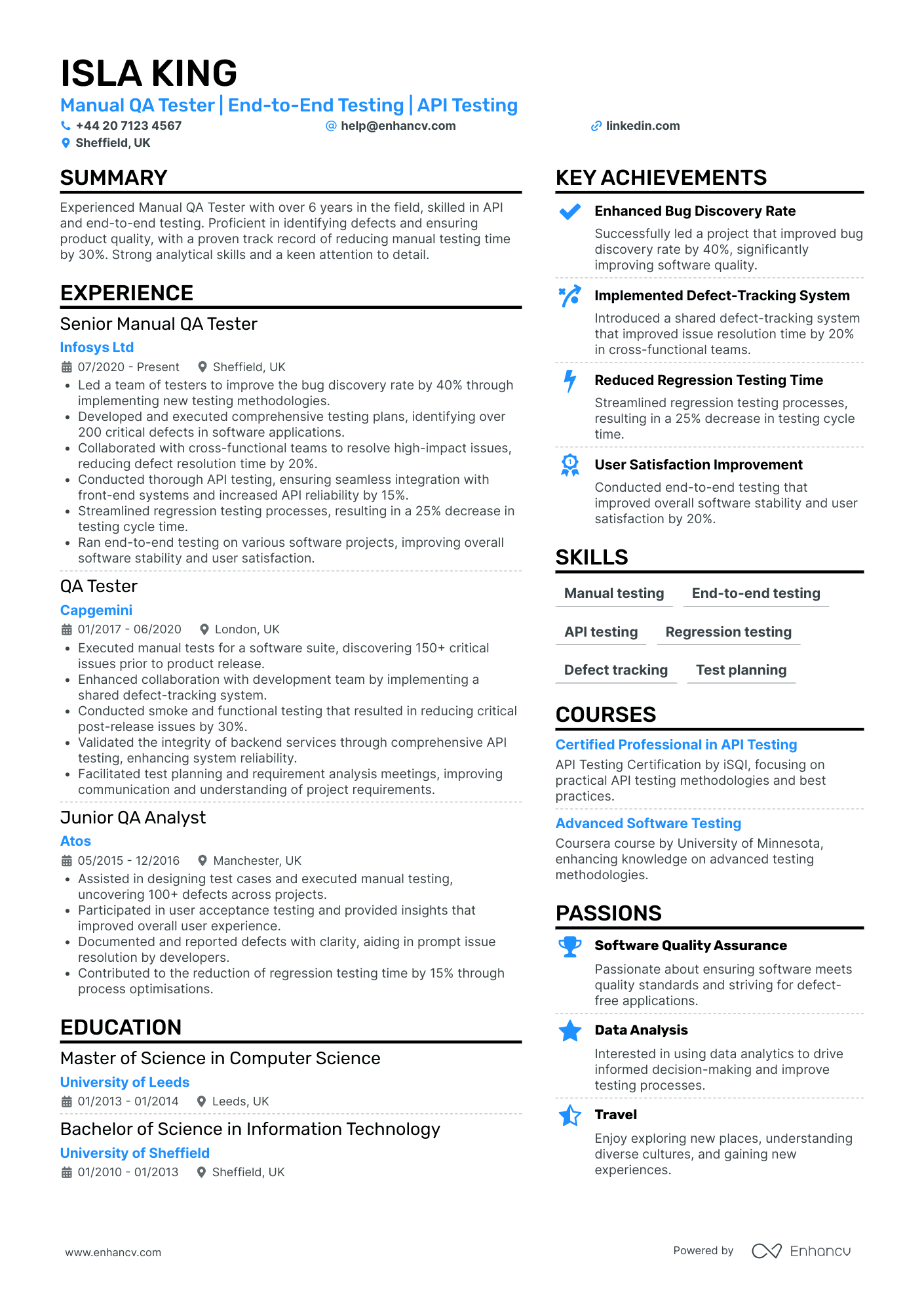 Manual Tester CV Examples & Guide for 2026