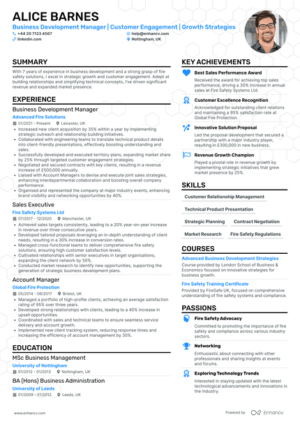 Business Development CV Examples & Guide for 2026