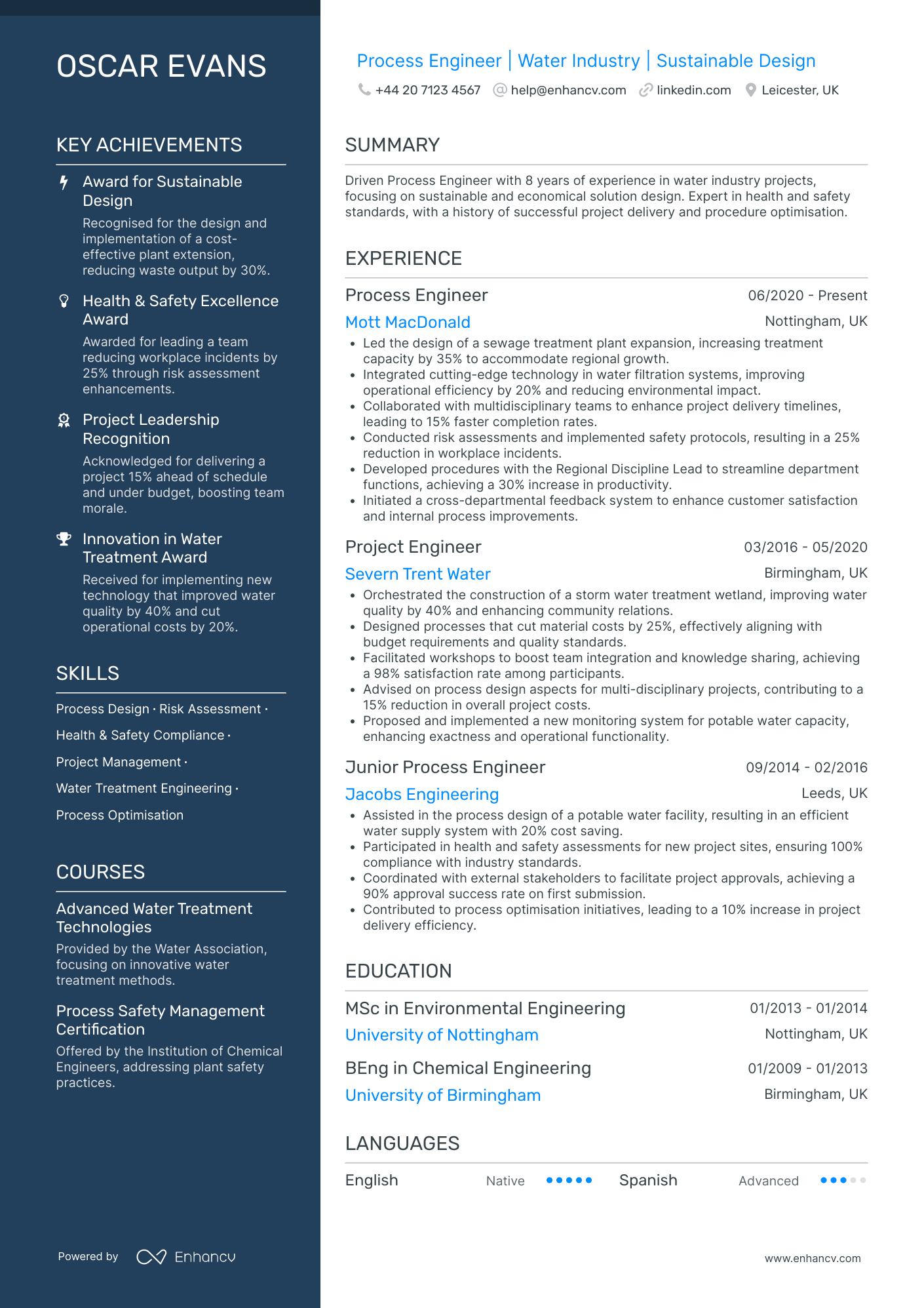 Process Engineer CV Examples & Guide for 2026