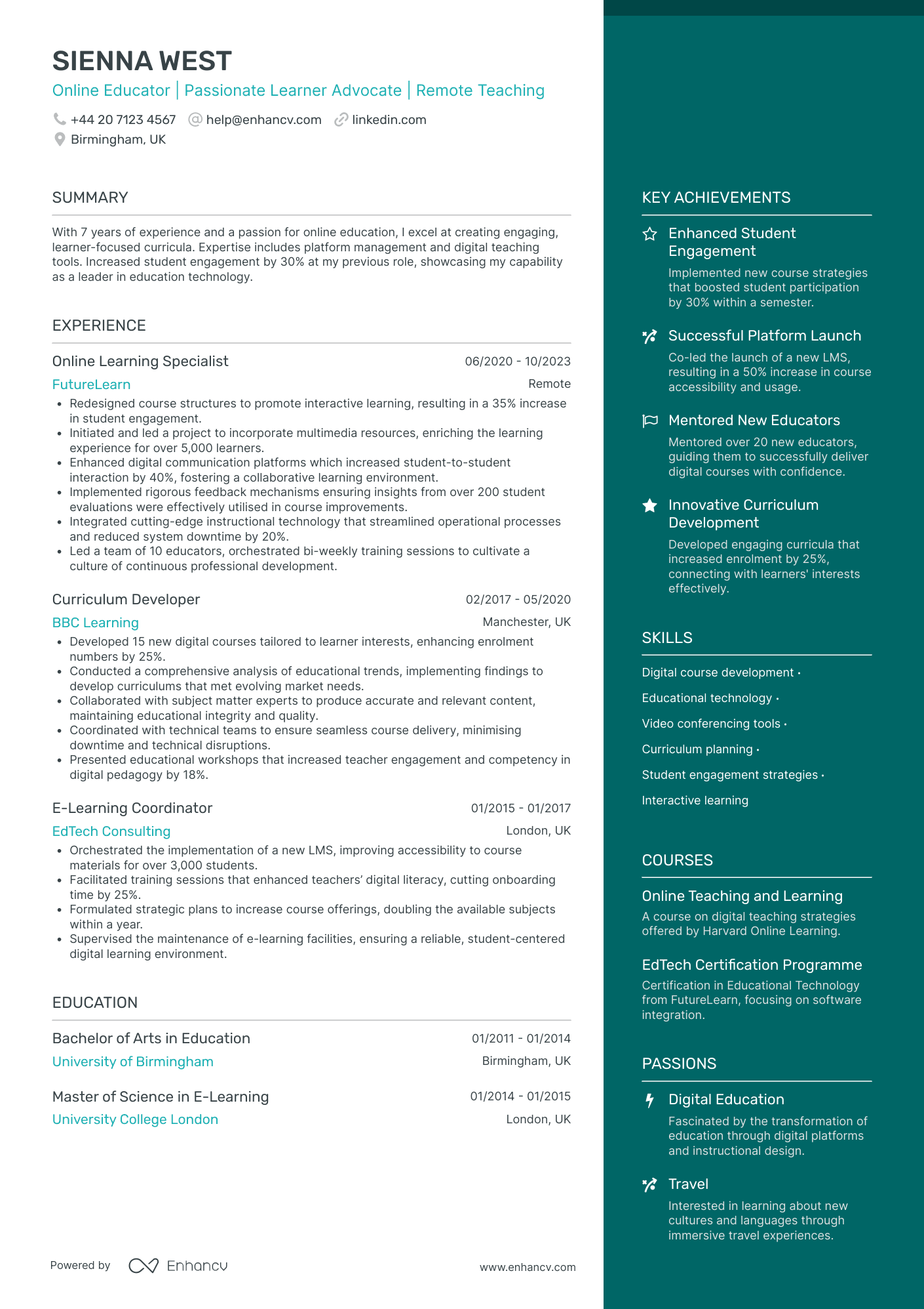 Teacher CV Examples & Guide for 2026