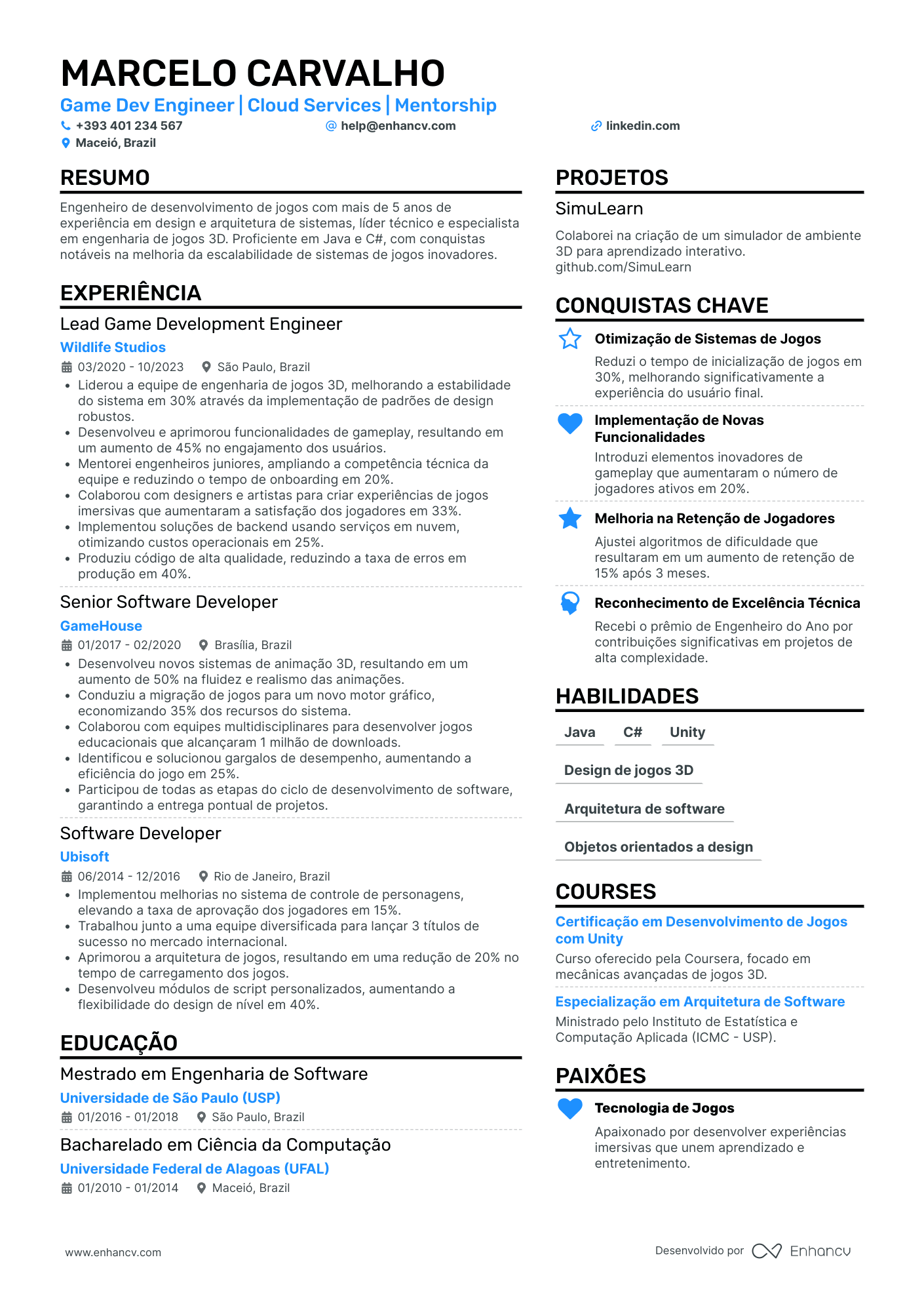 14 Exemplos de Currículo para Desenvolvedor Full Stack que Conseguiram ...