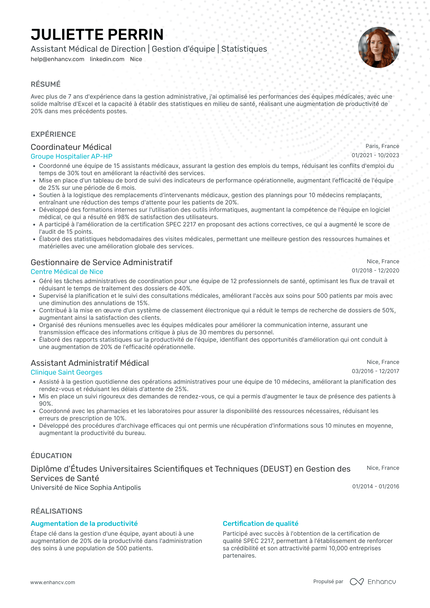 CV Assistant de Direction : Exemples Réussis et Conseils