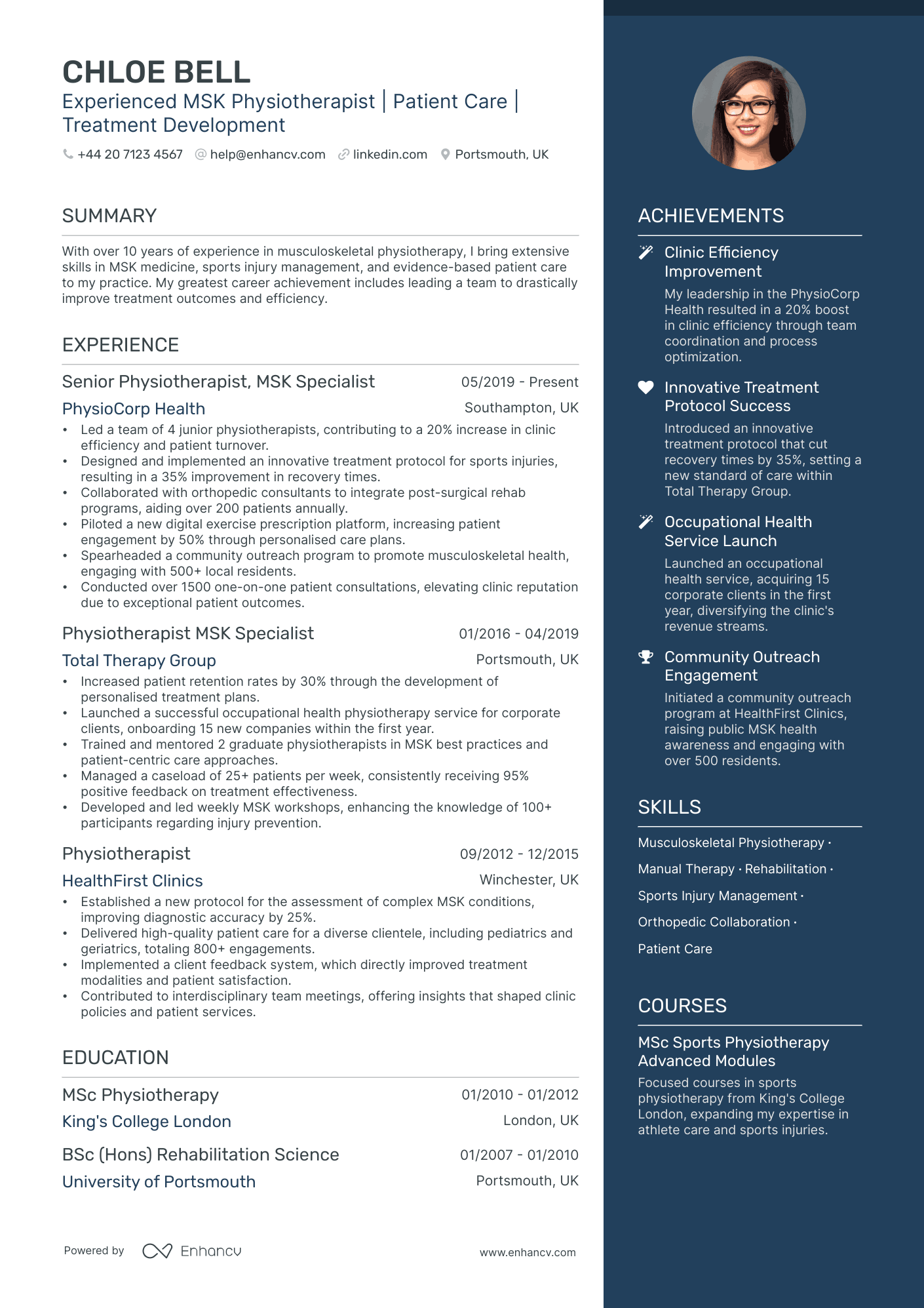 Therapist CV Examples & Guide for 2025