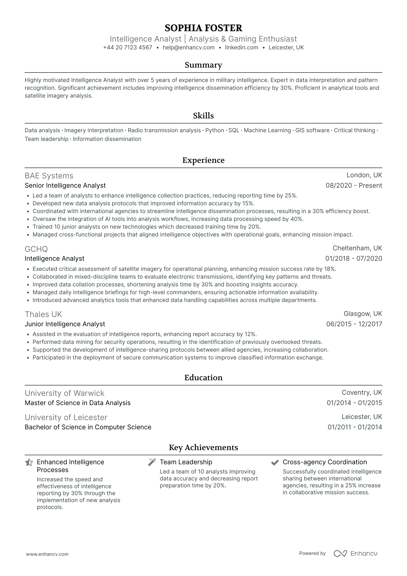 Entry Level Business Analyst CV Examples & Guide for 2026
