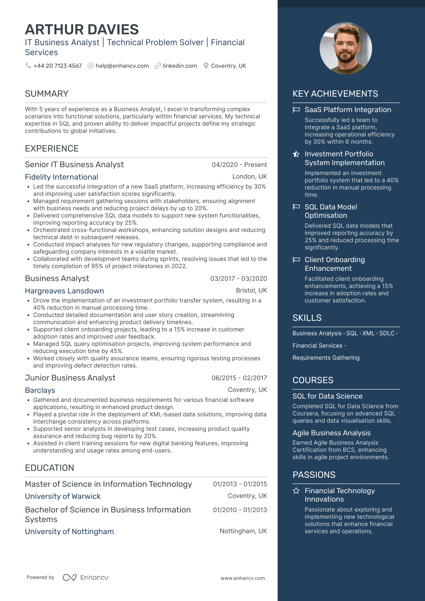 Business Analyst CV Examples & Guide for 2026
