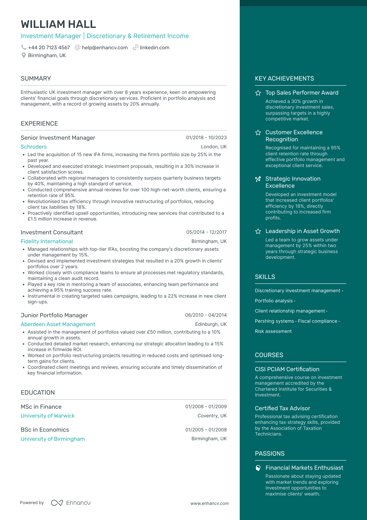 Investment Banking CV Examples & Guide for 2026