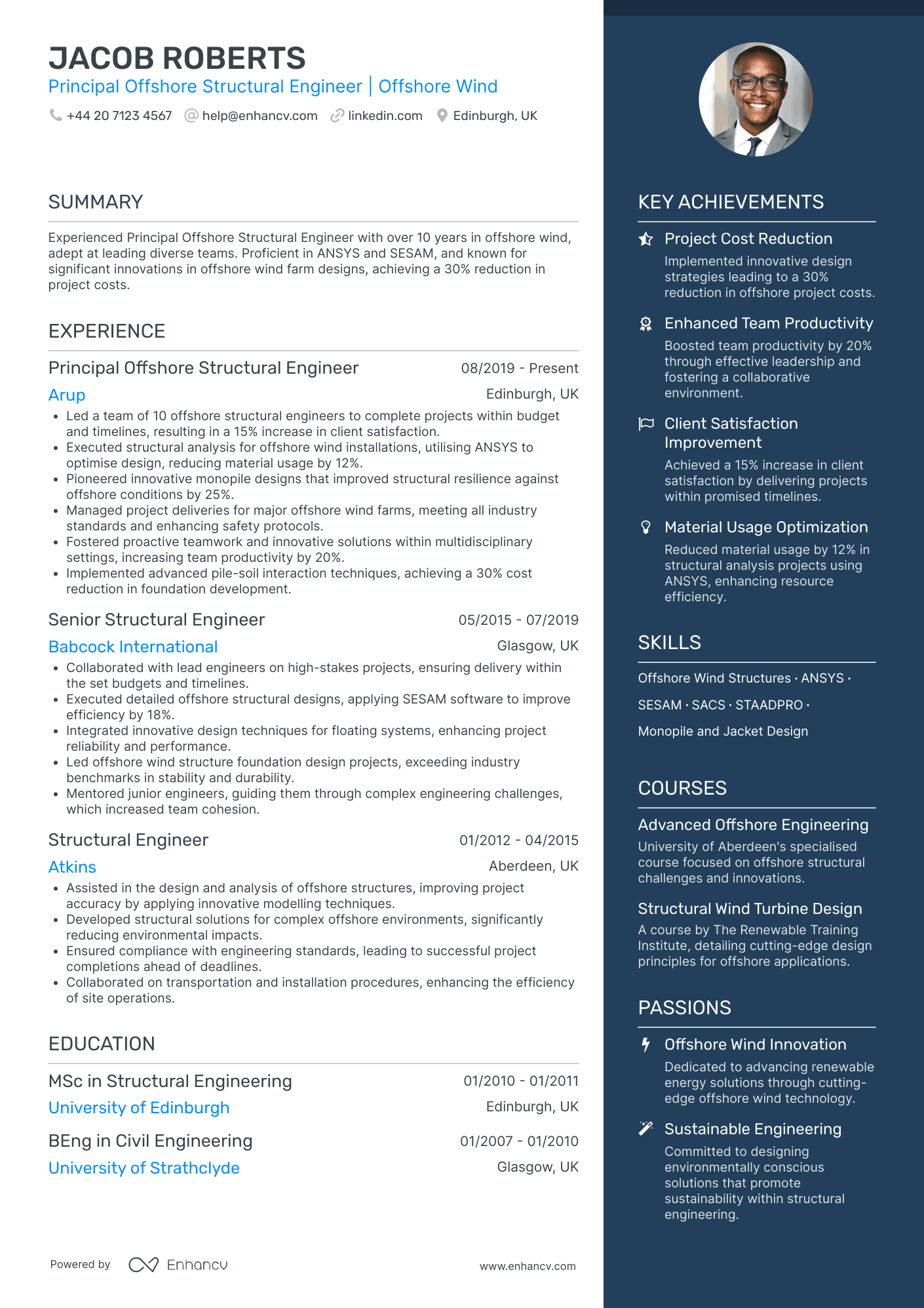 Structural Engineer CV Examples & Guide for 2026