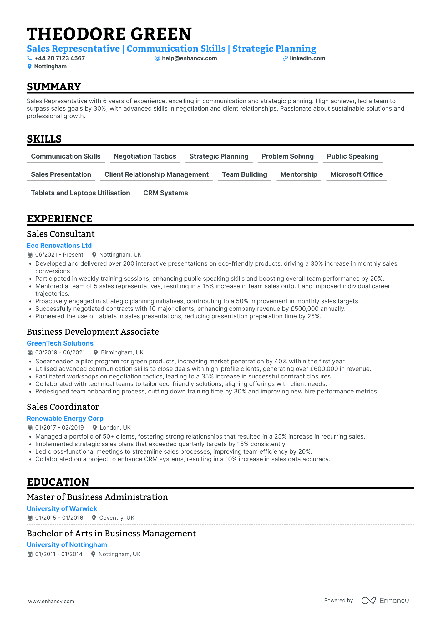 Medical Sales CV Examples & Guide for 2026