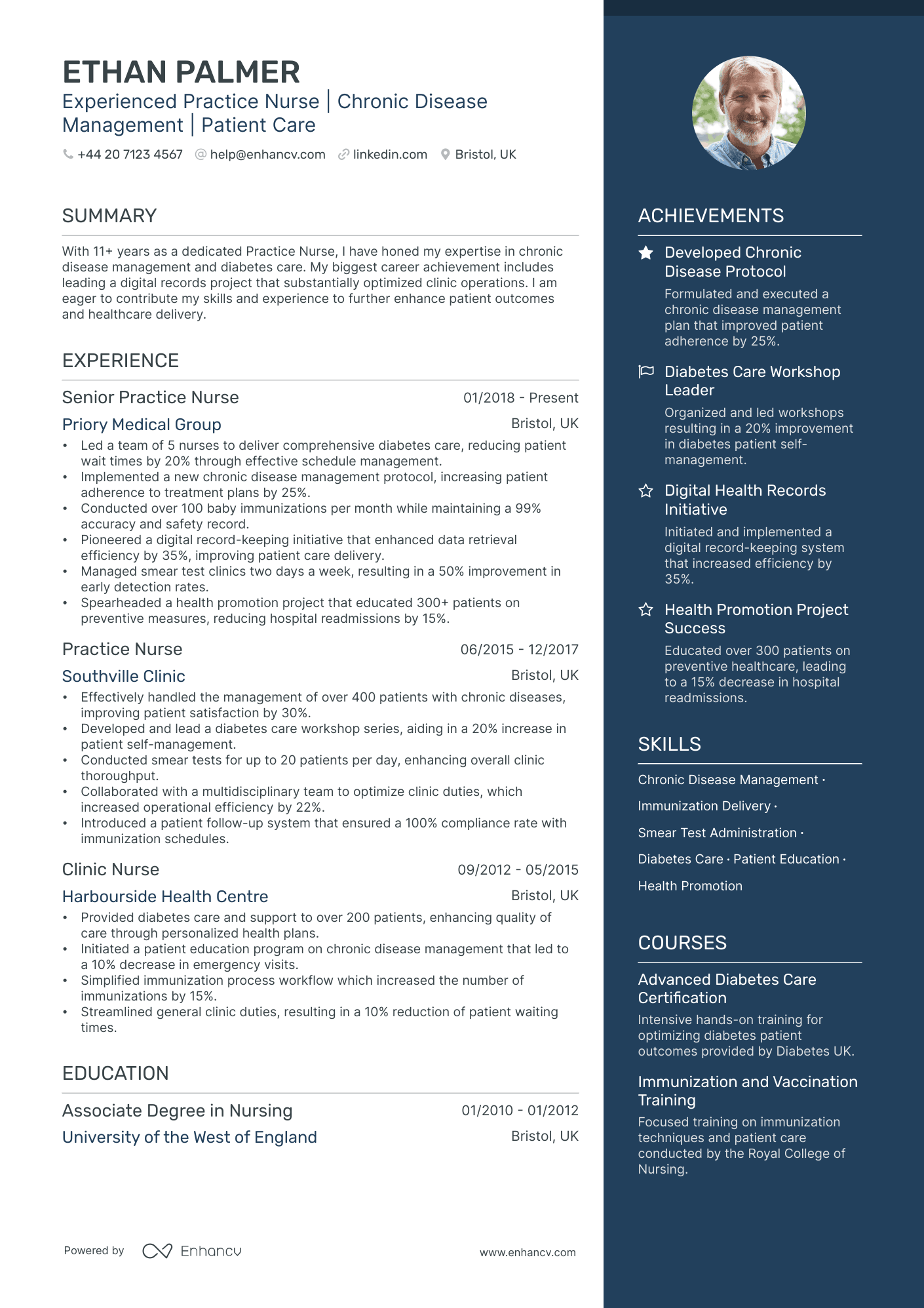 Practice Nurse CV Examples & Guide for 2025