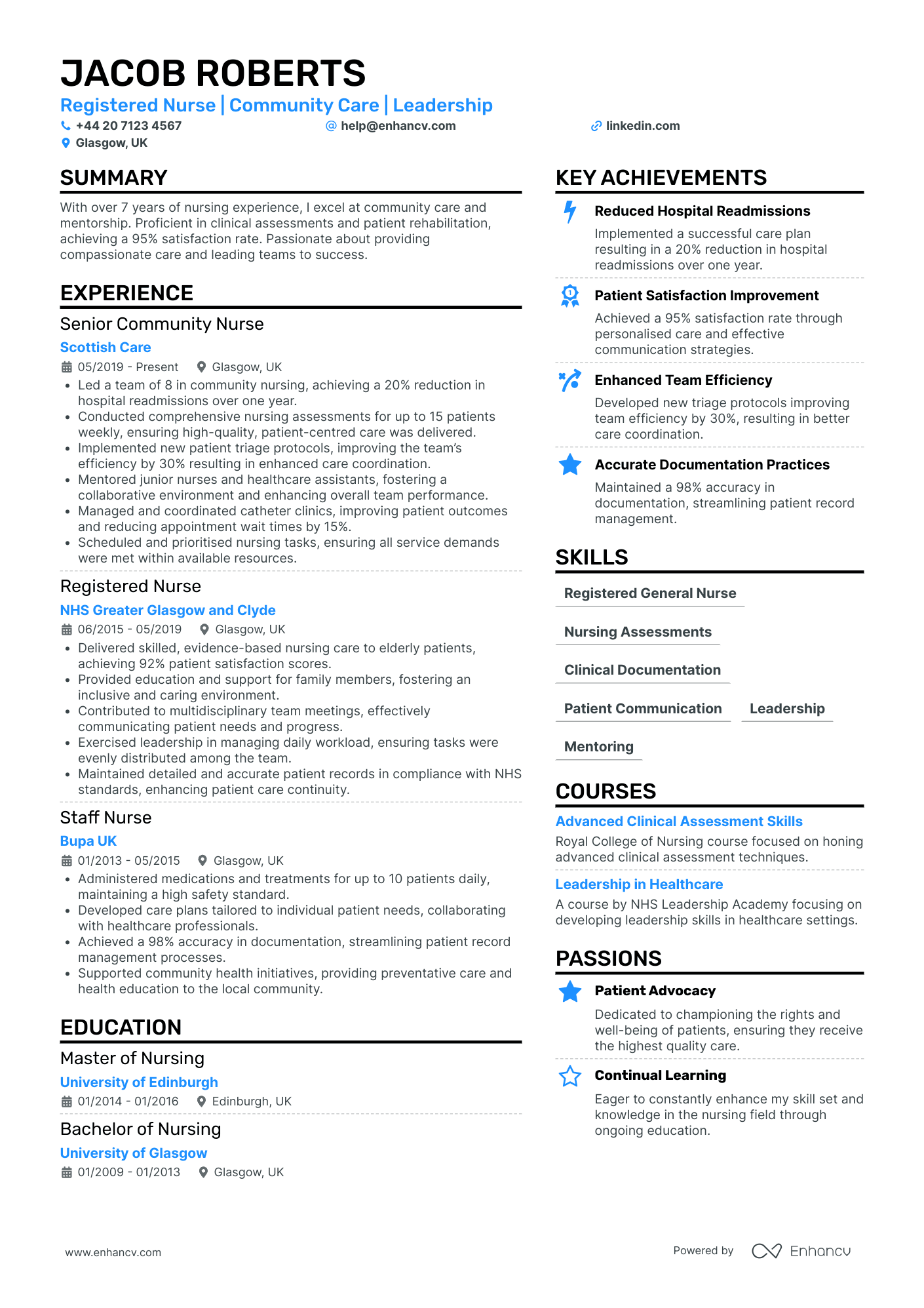 Registered Nurse CV Examples & Guide for 2026