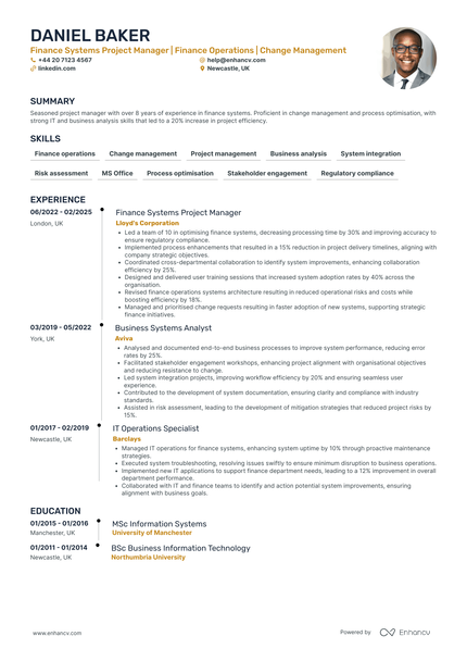 Project Manager CV Examples & Guide for 2026