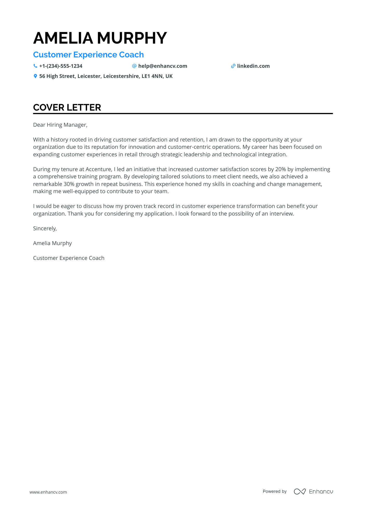 Coaching Cover Letter Examples & Guide for 2025