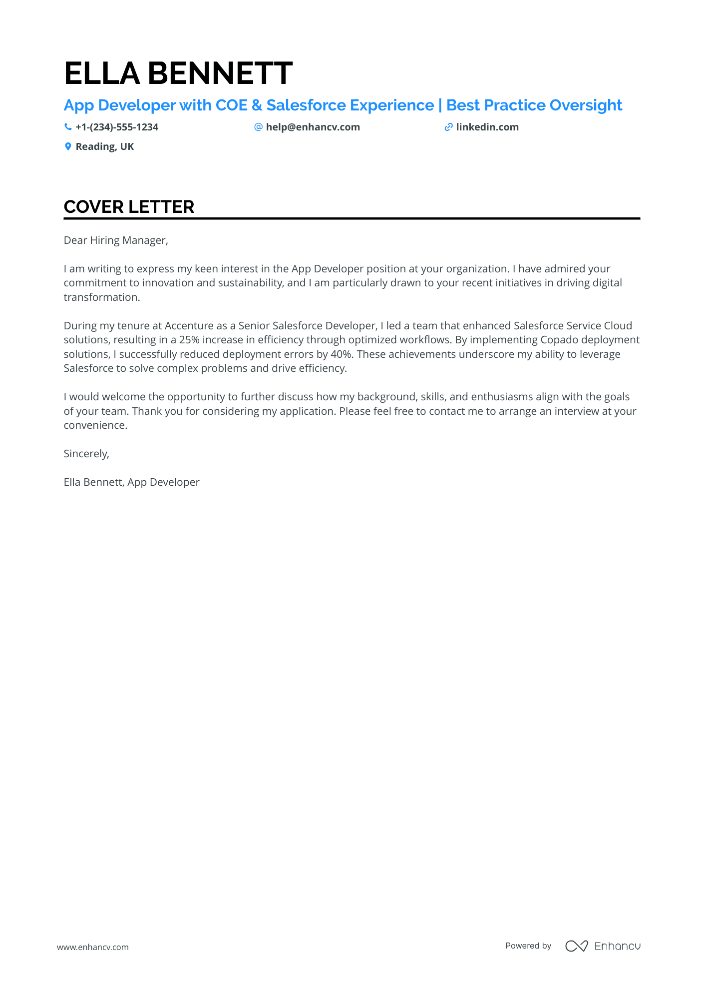 Salesforce Cover Letter Examples & Guide for 2026