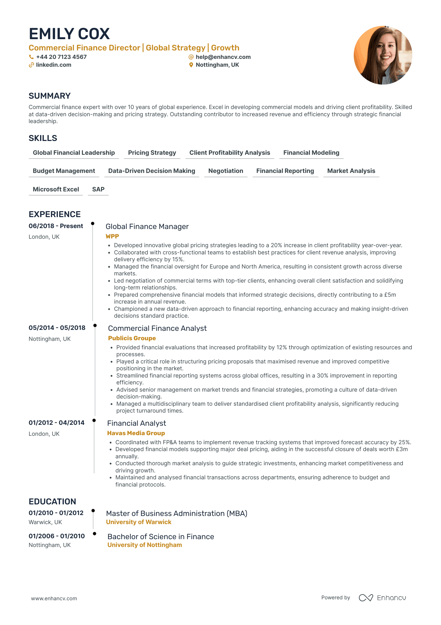 Director CV Examples & Guide for 2026