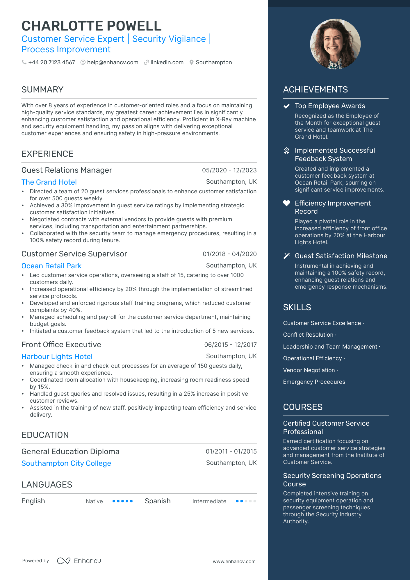 Security Officer CV Examples & Guide for 2025