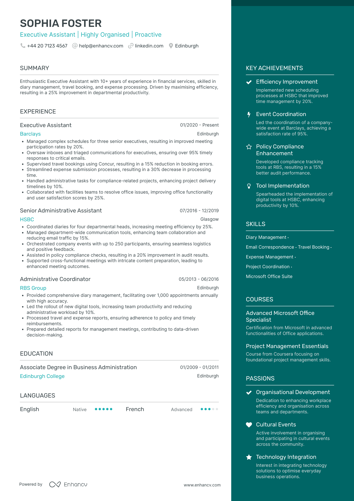 Executive Assistant CV Examples & Guide for 2026