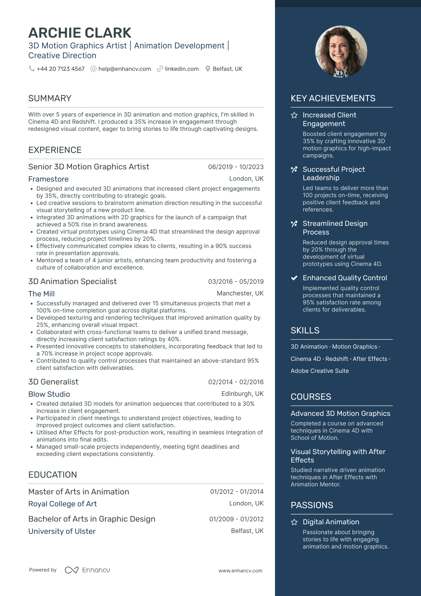 3D Artist CV Examples & Guide for 2026