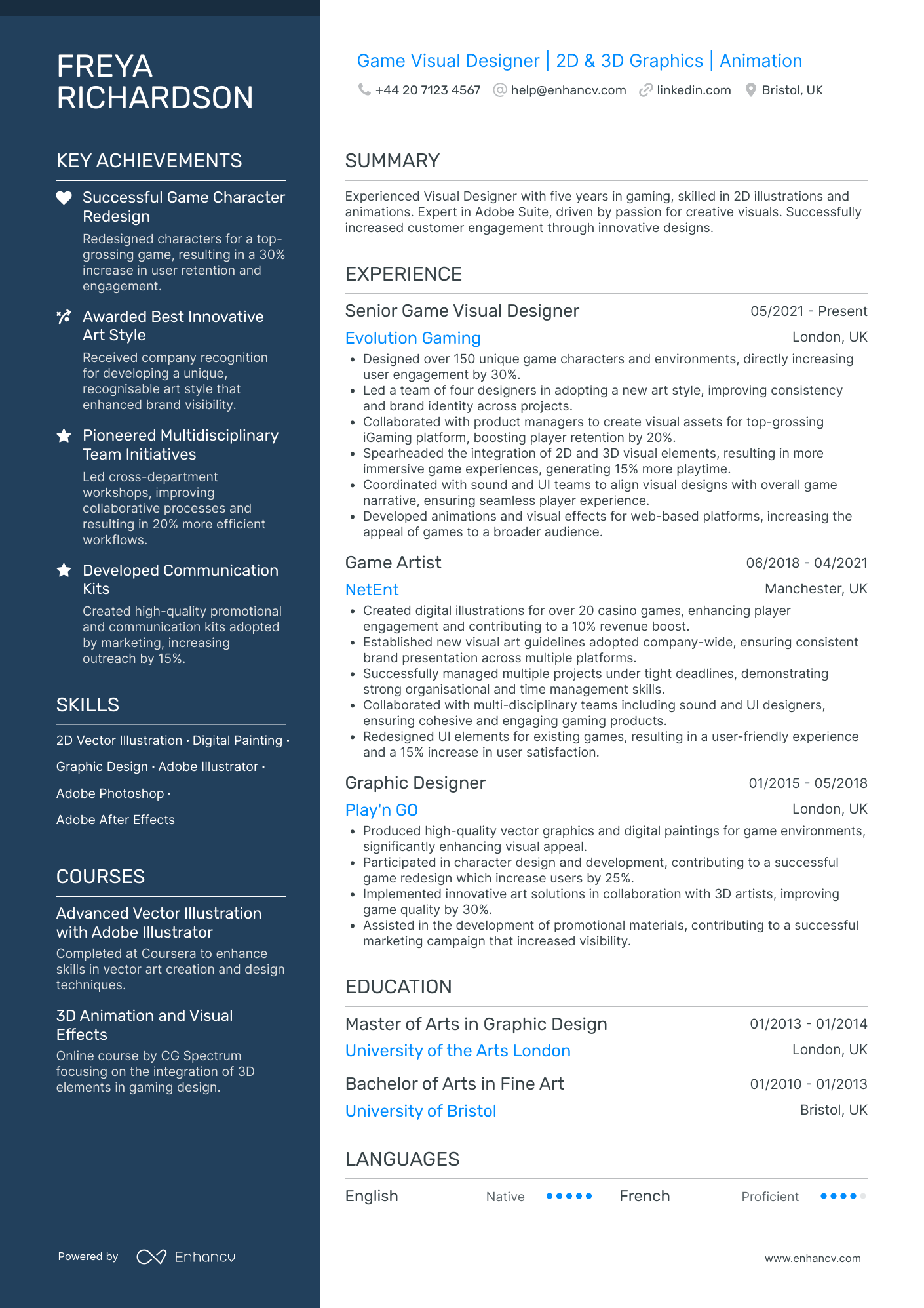 Web Designer CV Examples & Guide for 2026