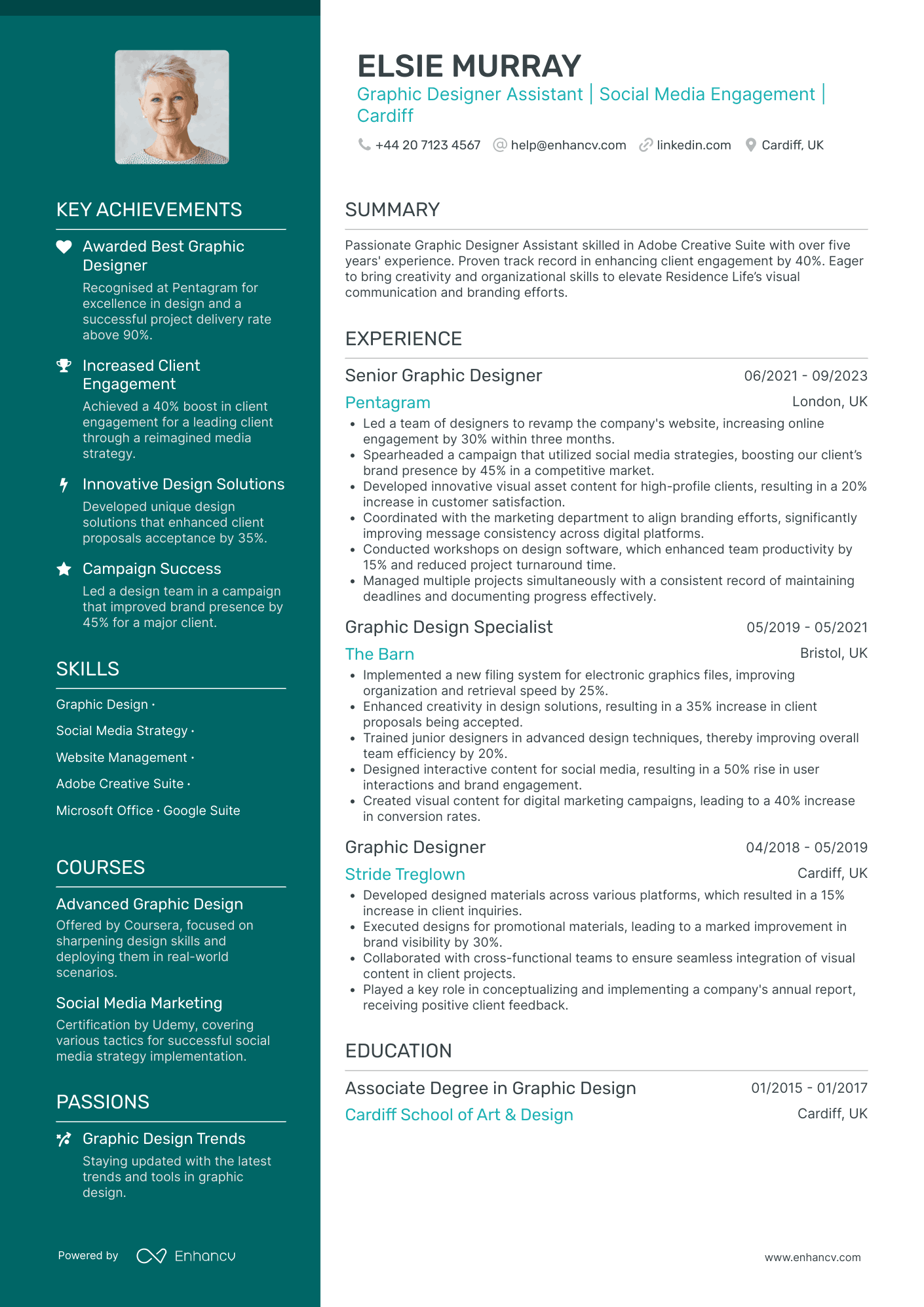Motion Graphics CV Examples & Guide for 2026