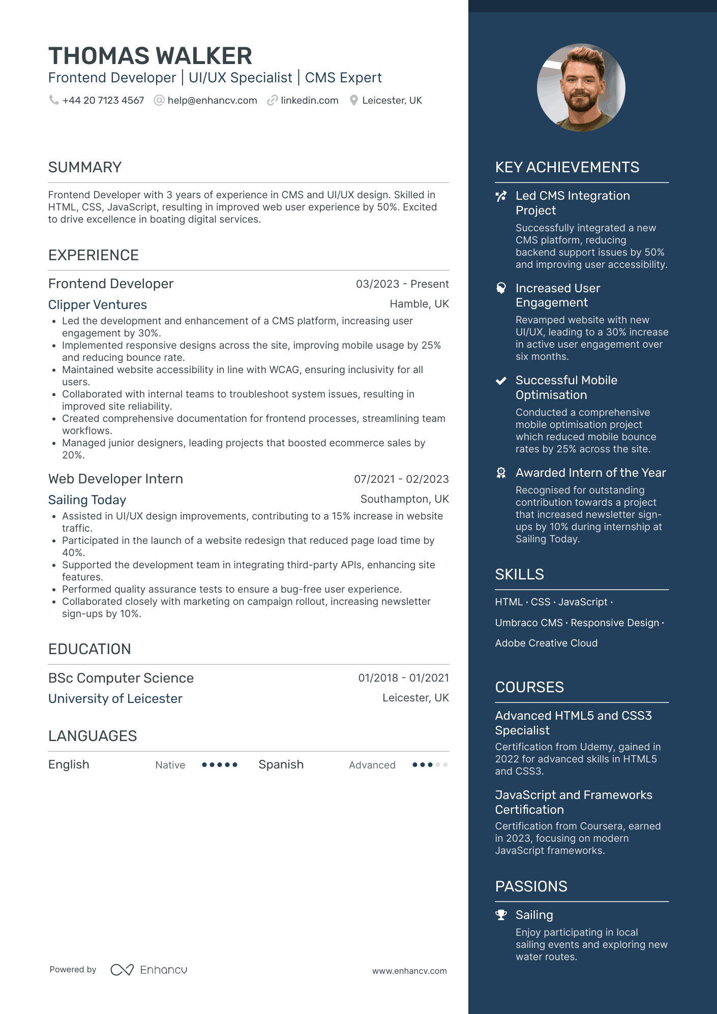 IT CV Examples & Guide for 2026