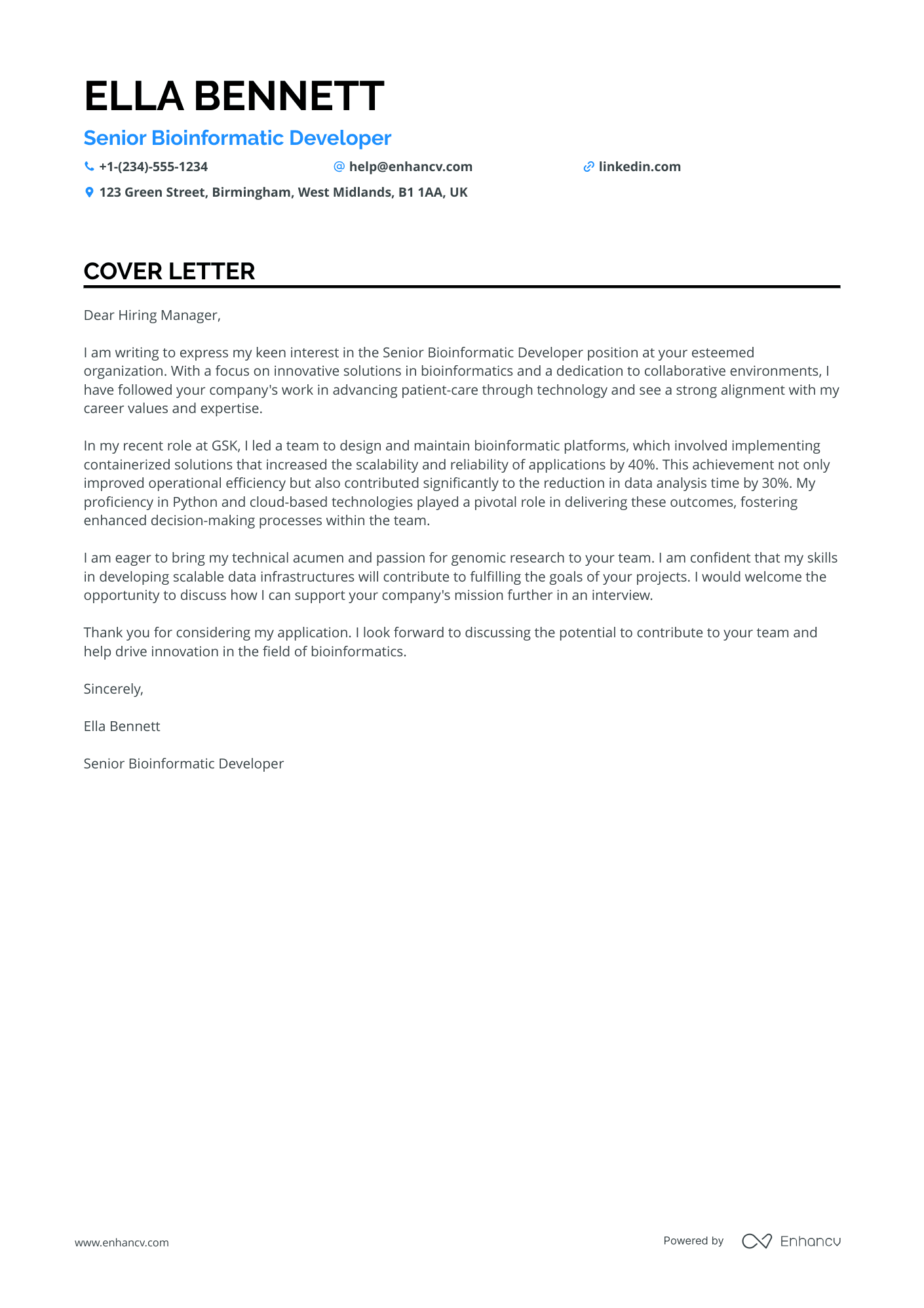 Python Developer Cover Letter Examples & Guide for 2025