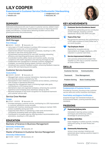 McDonalds CV Examples & Guide for 2026