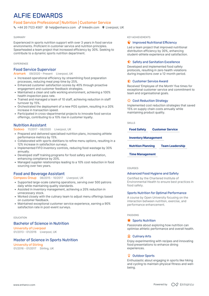 Fast Food CV Examples & Guide for 2026