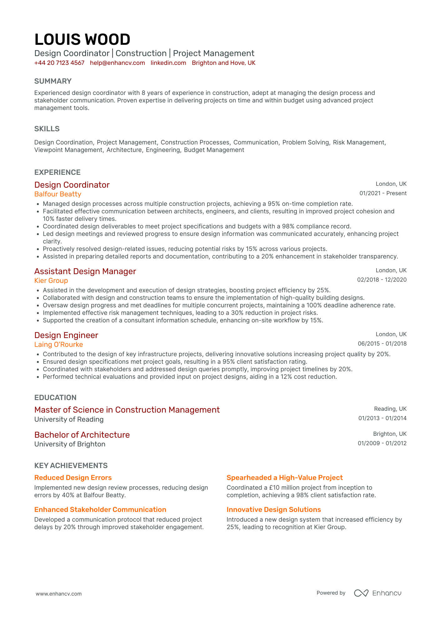 Construction CV Examples & Guide for 2026
