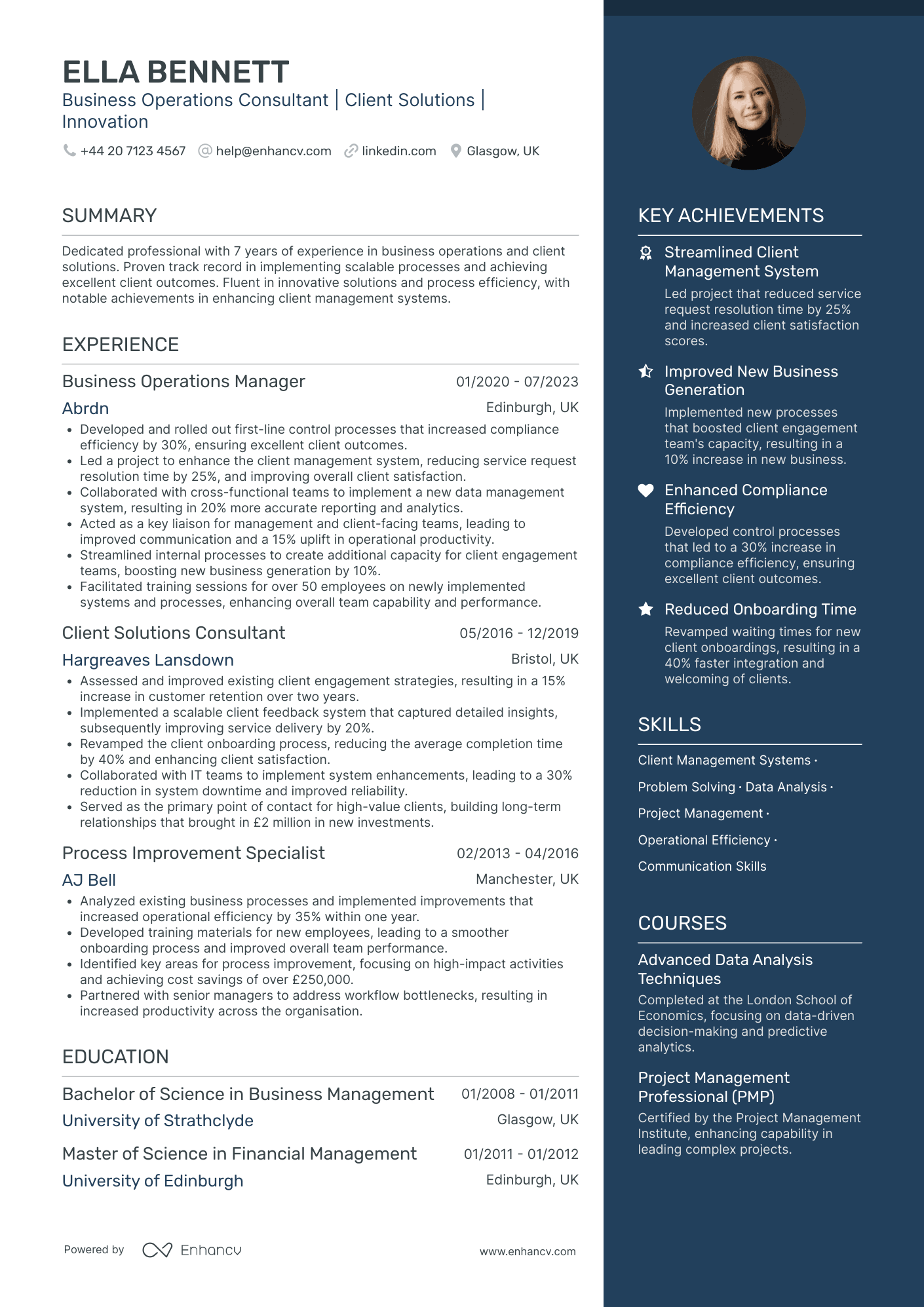 Business Consultant CV Examples & Guide for 2026