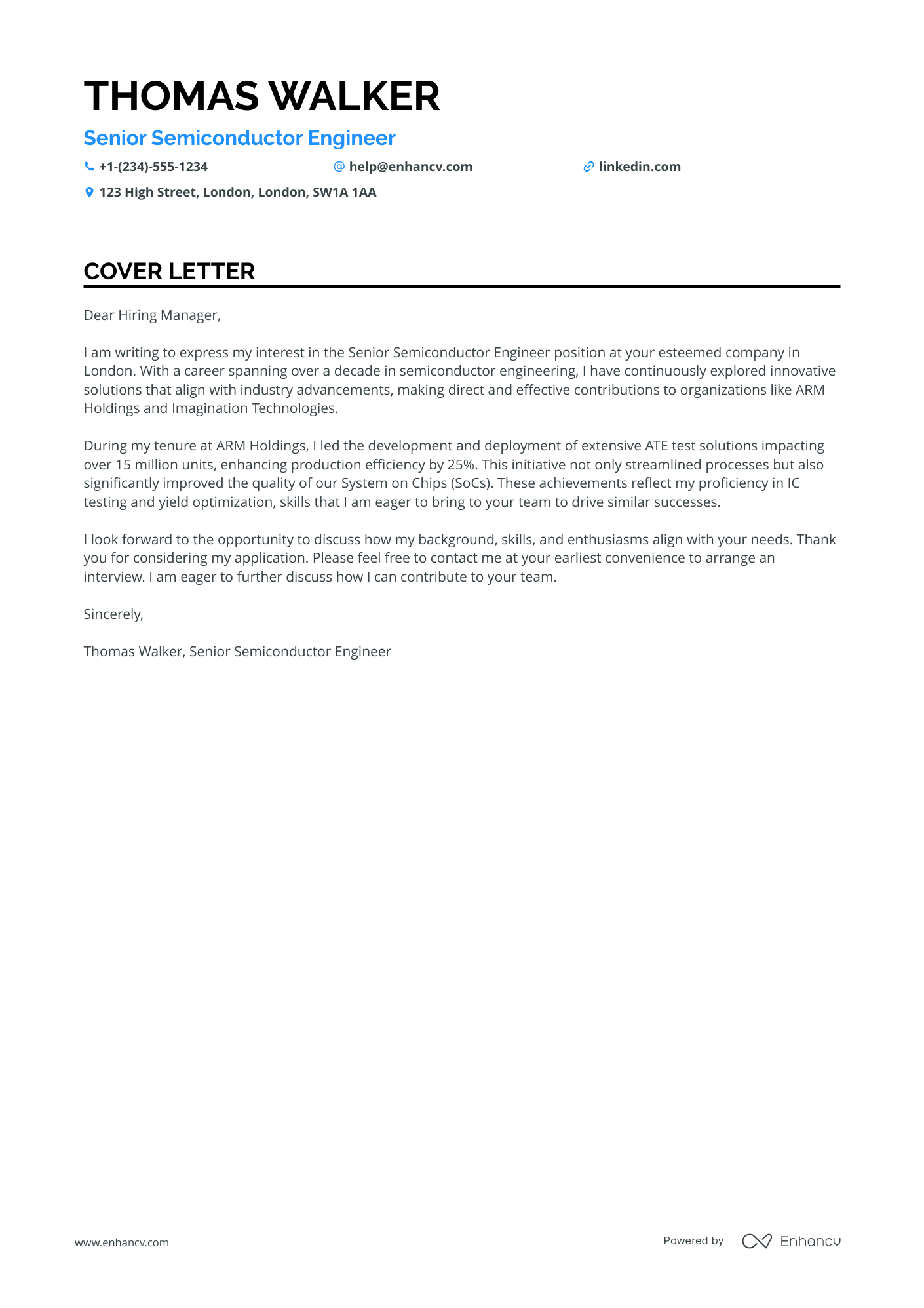 Test Manager Cover Letter Examples & Guide for 2025