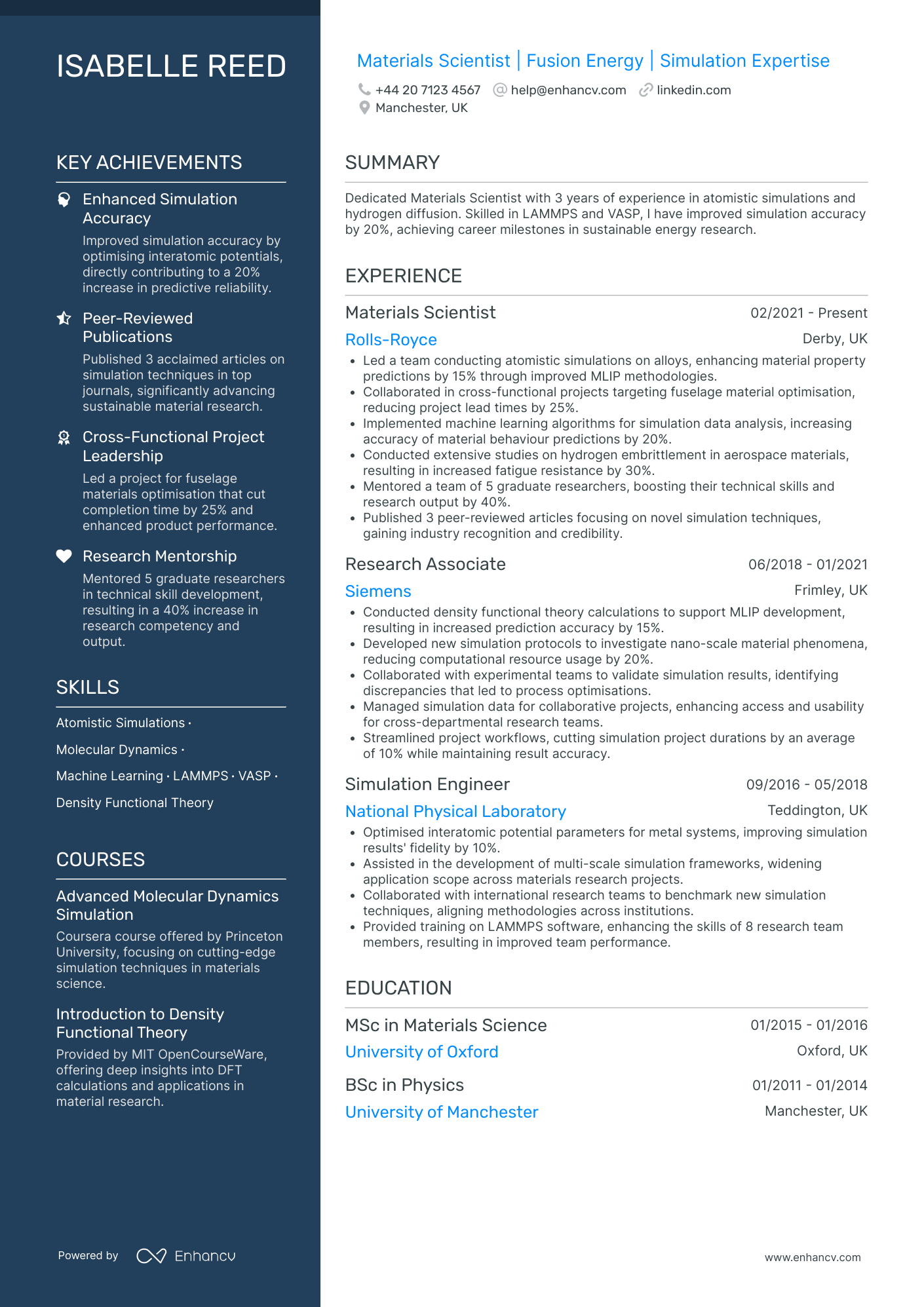 Scientist CV Examples & Guide for 2026