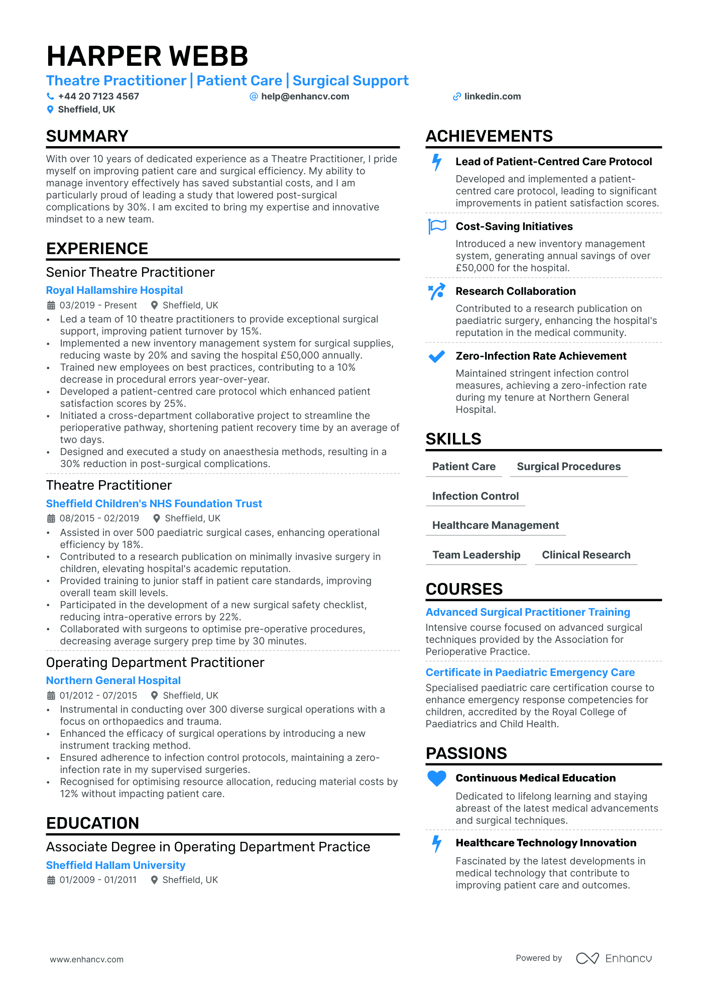 Theatre CV Examples & Guide for 2024