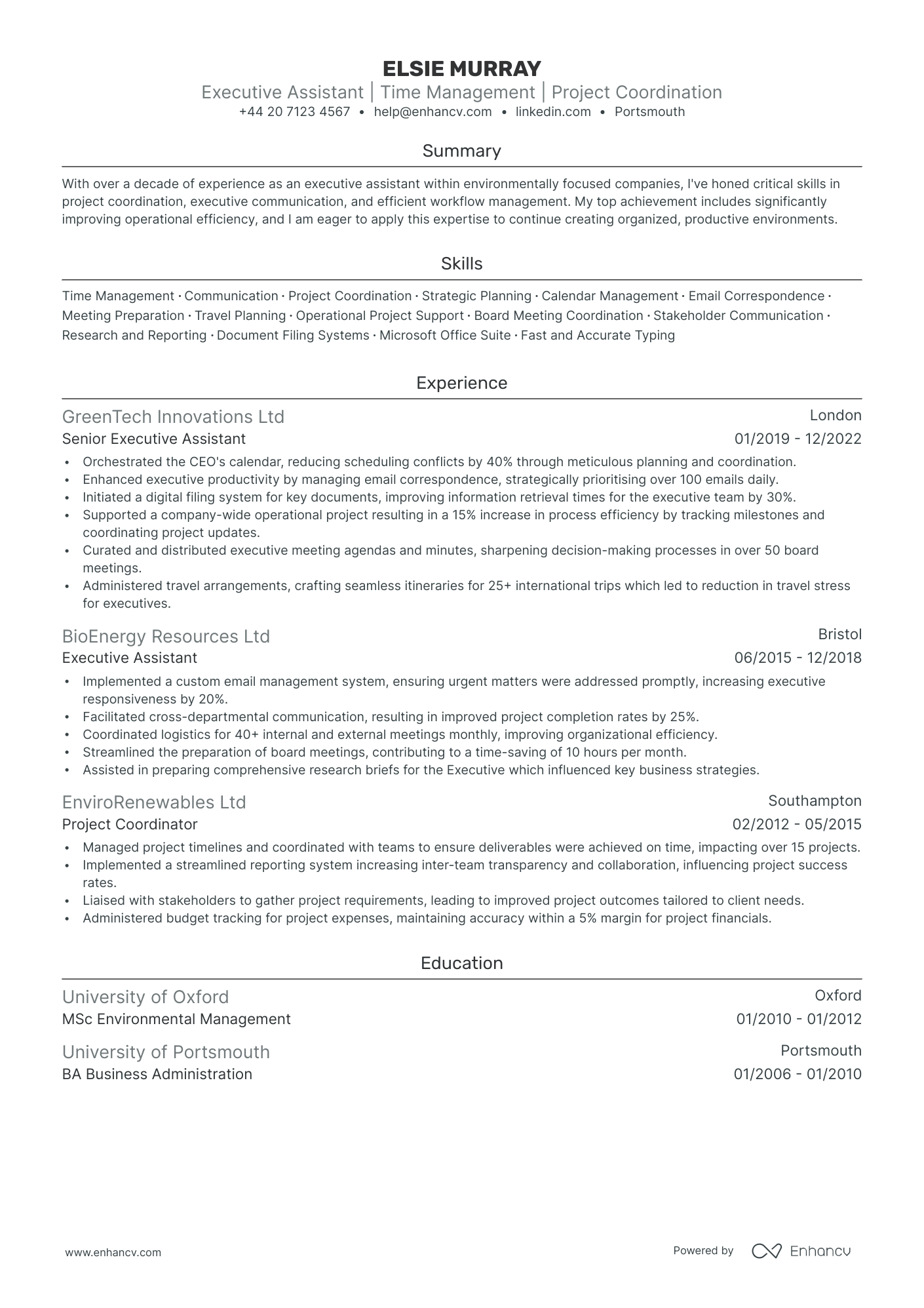 Executive Assistant CV Examples & Guide for 2025