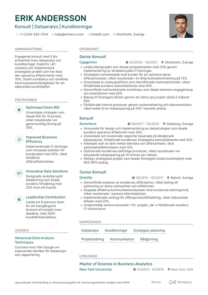 LinkedIn CV-byggare | LinkedIn till CV på två minuter
