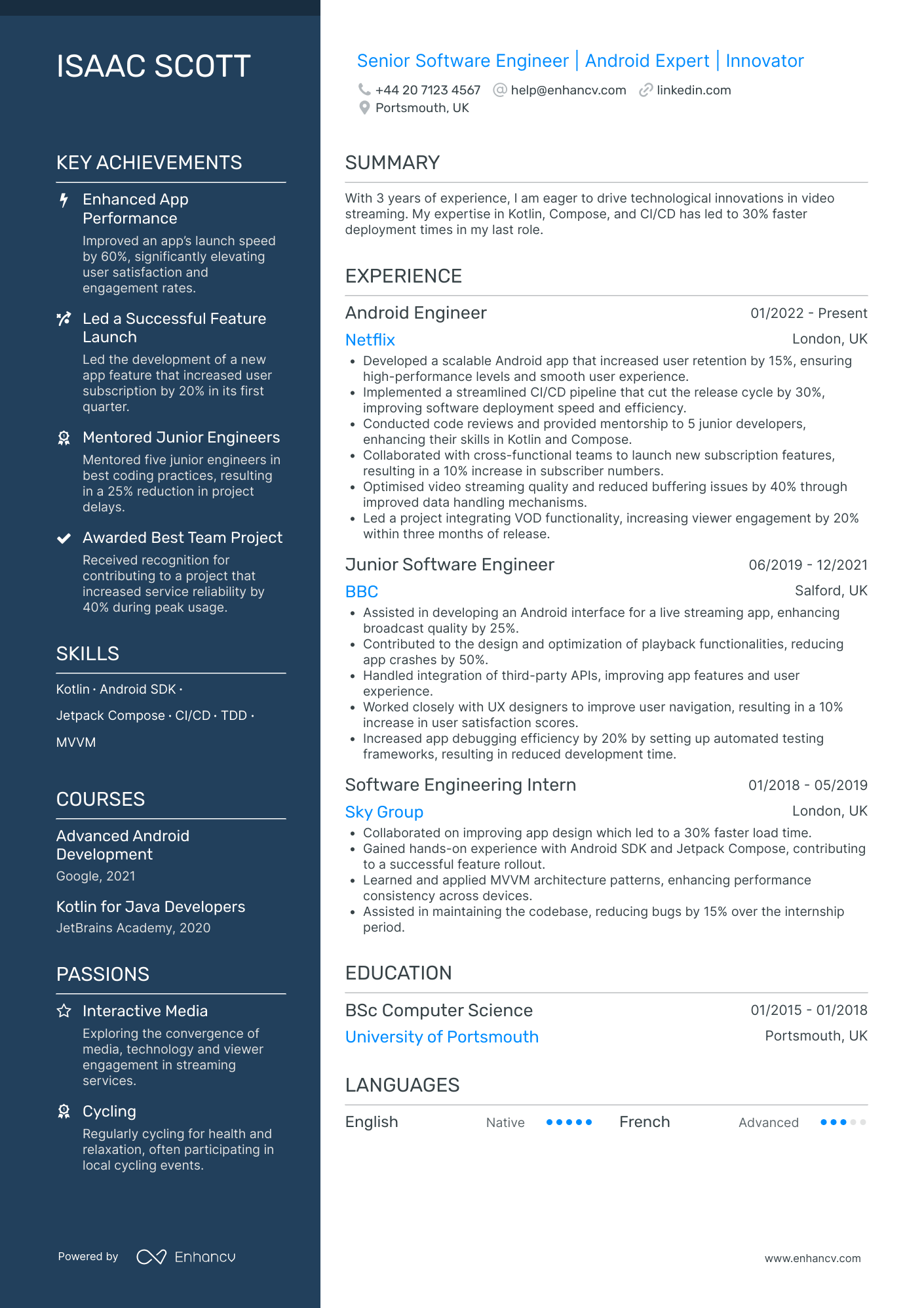 Junior Software Engineer CV Examples & Guide for 2025