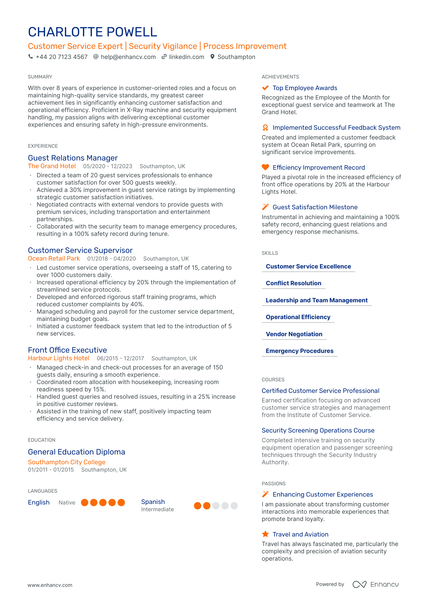 Security Officer CV Examples & Guide for 2025